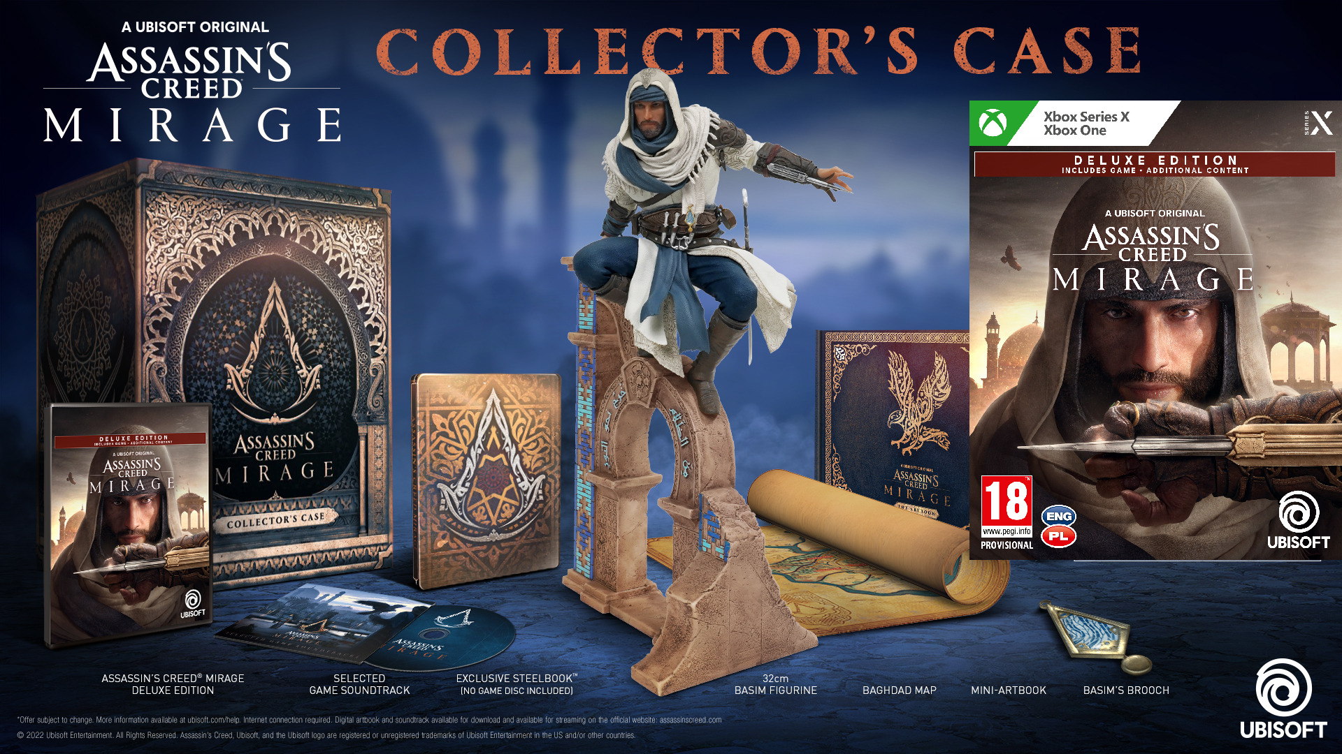 Assassin's Creed: Mirage - Deluxe Edition + Collectors Case (XSX) - Xzone.cz