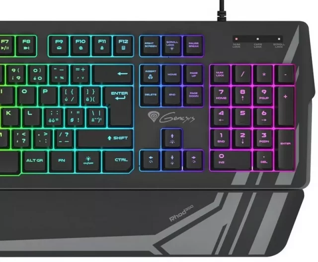 Herní klávesnice Genesis - RHOD 350/RGB CZ/SK černá (PC) - Xzone.cz