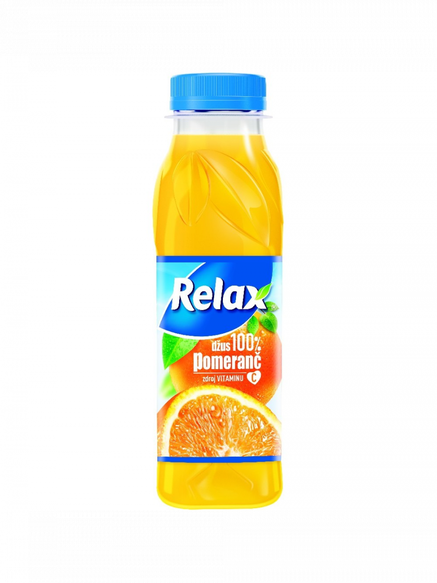 Občerstvení Relax - Džus 100% pomeranč 0,3l (PC) - Xzone.cz