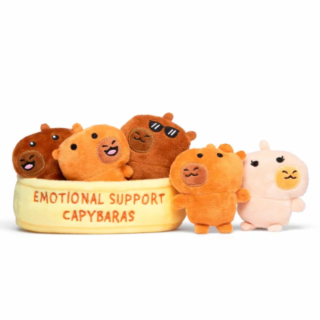 Plyšák Capybara - Emotional Support - Xzone.cz