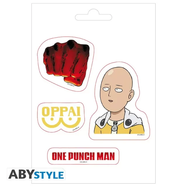 Samolepky One Punch Man - Saitama and Icons - Xzone.cz