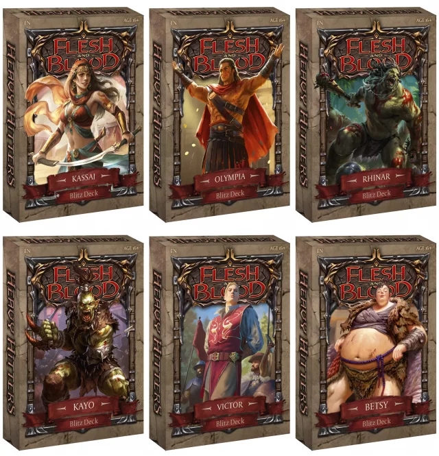 Výhodný set karetní hra Flesh and Blood TCG: Heavy Hitters - Blitz De