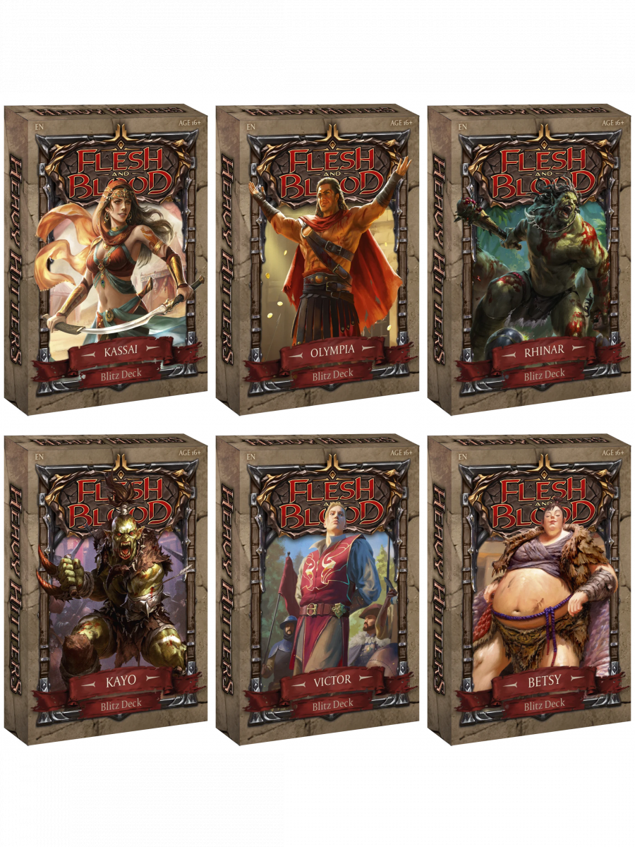 Výhodný set karetní hra Flesh and Blood TCG: Heavy Hitters - Blitz De