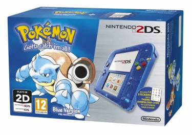 Konzole Nintendo 2DS Transparent Blue + Pokémon Blue (3DS) - Xzone.cz
