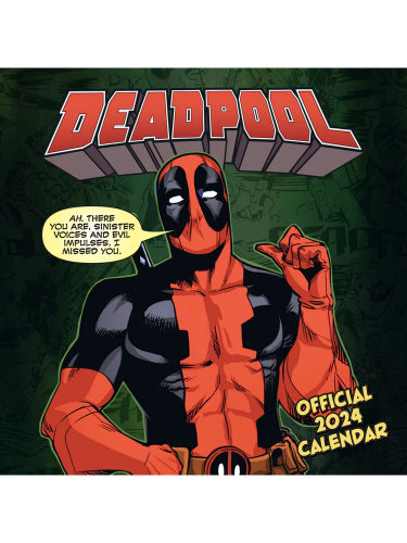 Kalendář Deadpool 2024 - Xzone.cz