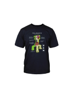 Tričko Minecraft - Creeper Anatomy M - Xzone.cz