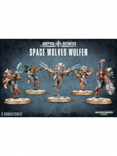 W40k: Space Wolves Wulfen (5 figurek) - Xzone.cz